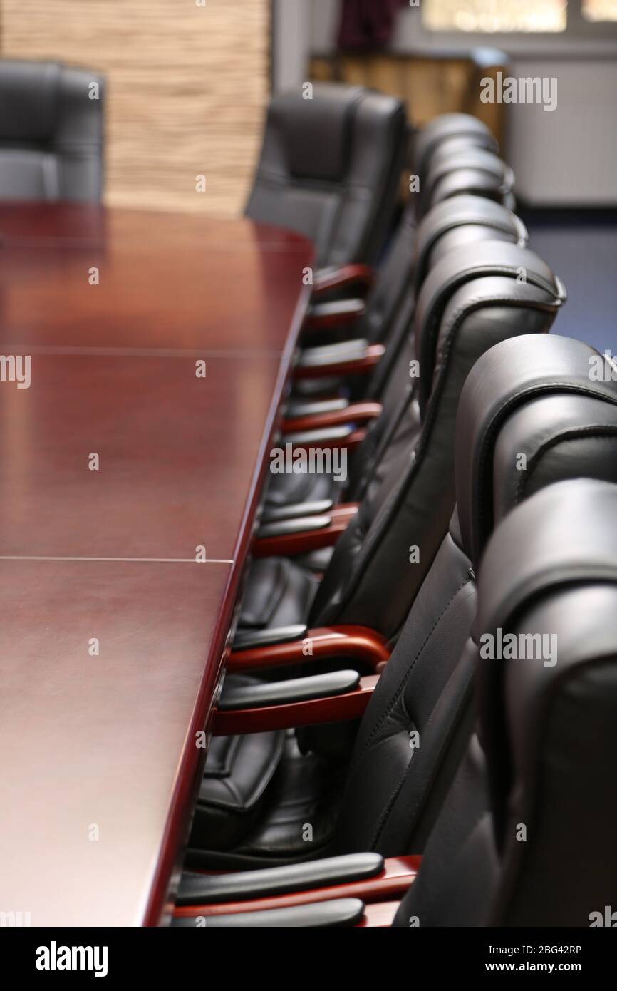 Interior of empty conference room Stock Photo - Alamy