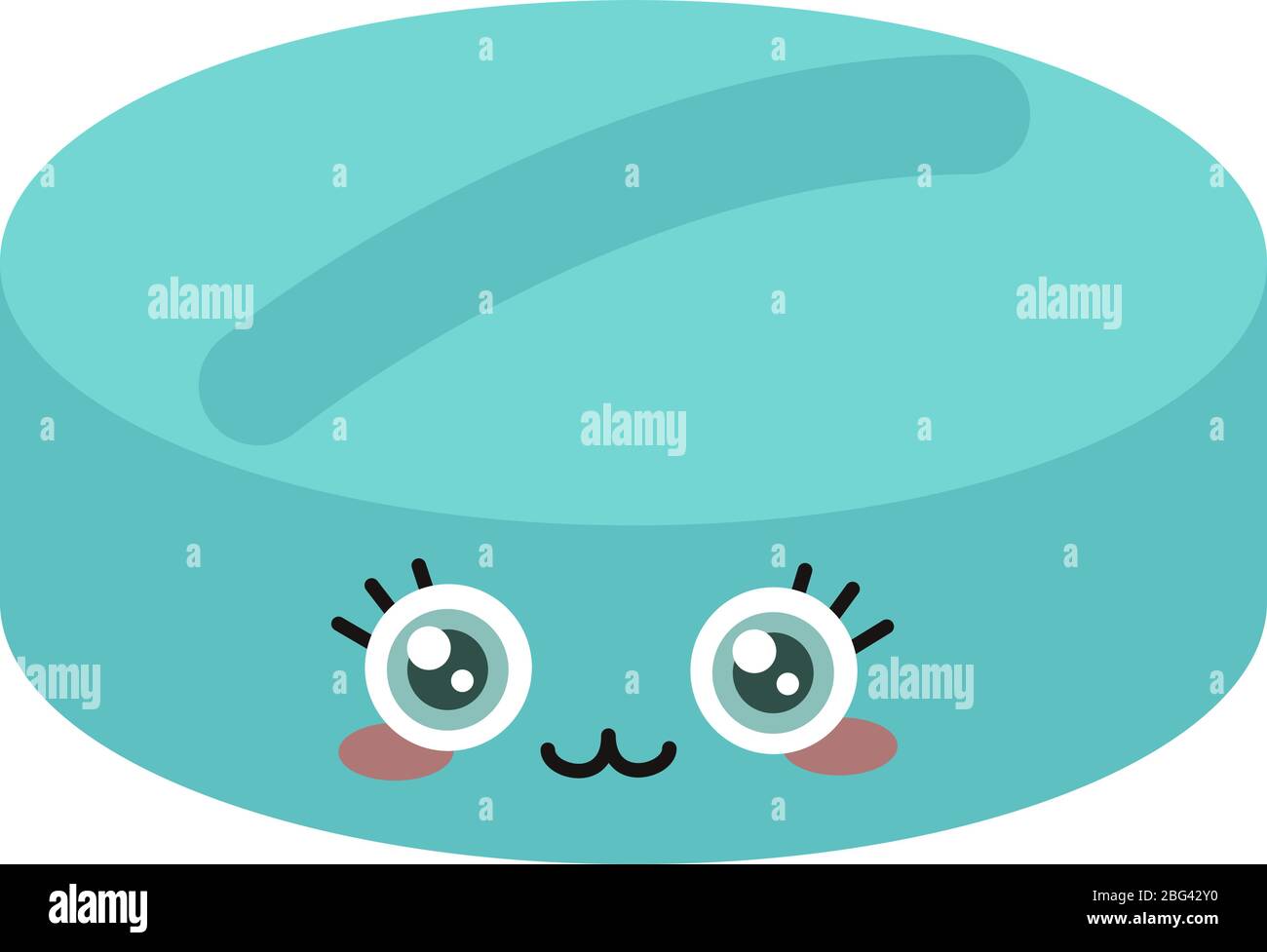 White tablet drug medicament Stock Vector Images - Alamy