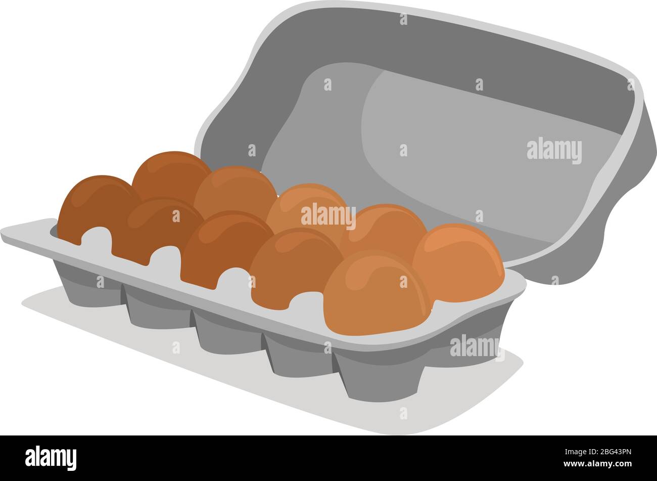 Box of eggs Stock Vector Images - Alamy