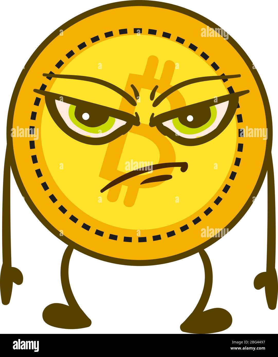 Bitcoin illustration Stock Vector Images - Alamy