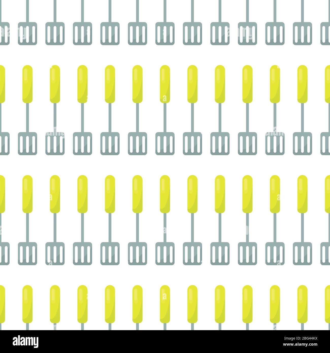Spatula pattern, illustration, vector on white background Stock Vector ...
