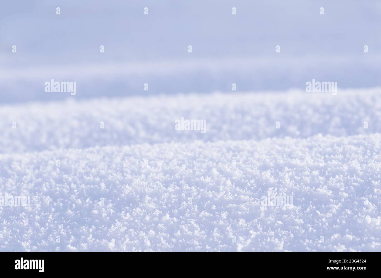 High angle view snow background. Tillable snow texture. Winter ...