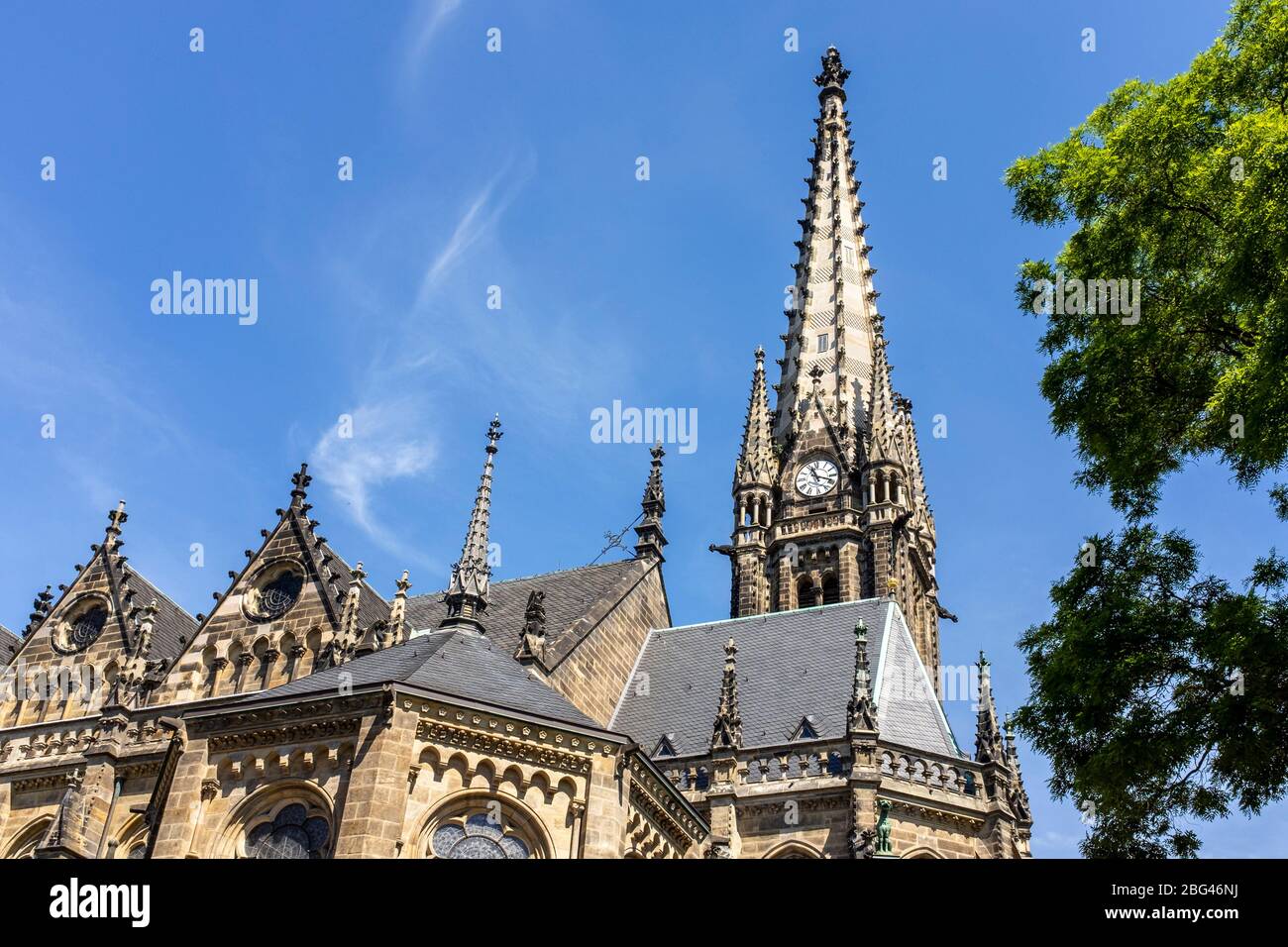 The Lutheran St Peter's Church, known as Peterskirche in German, in ...