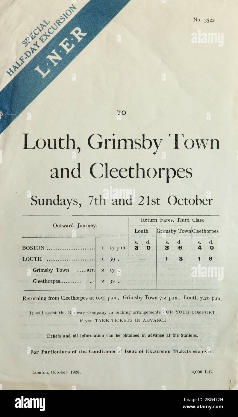 Train timetable leaflet hi-res stock photography and images - Alamy