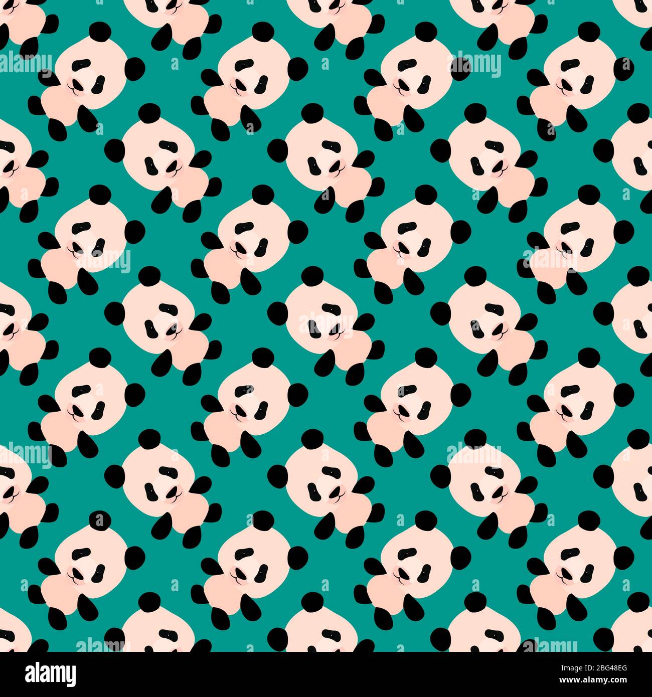 Panda silhouette pattern hi-res stock photography and images - Alamy