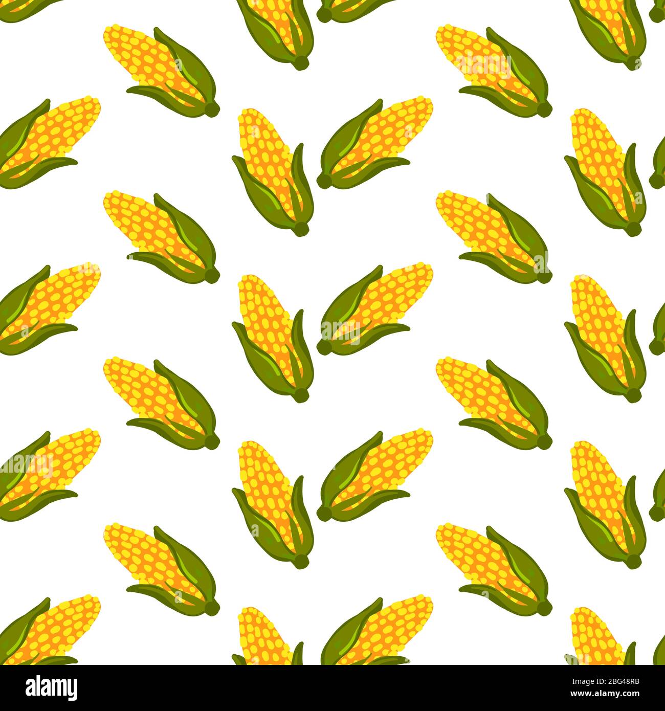 Corn wallpaper, illustration, vector on white background Stock Vector ...