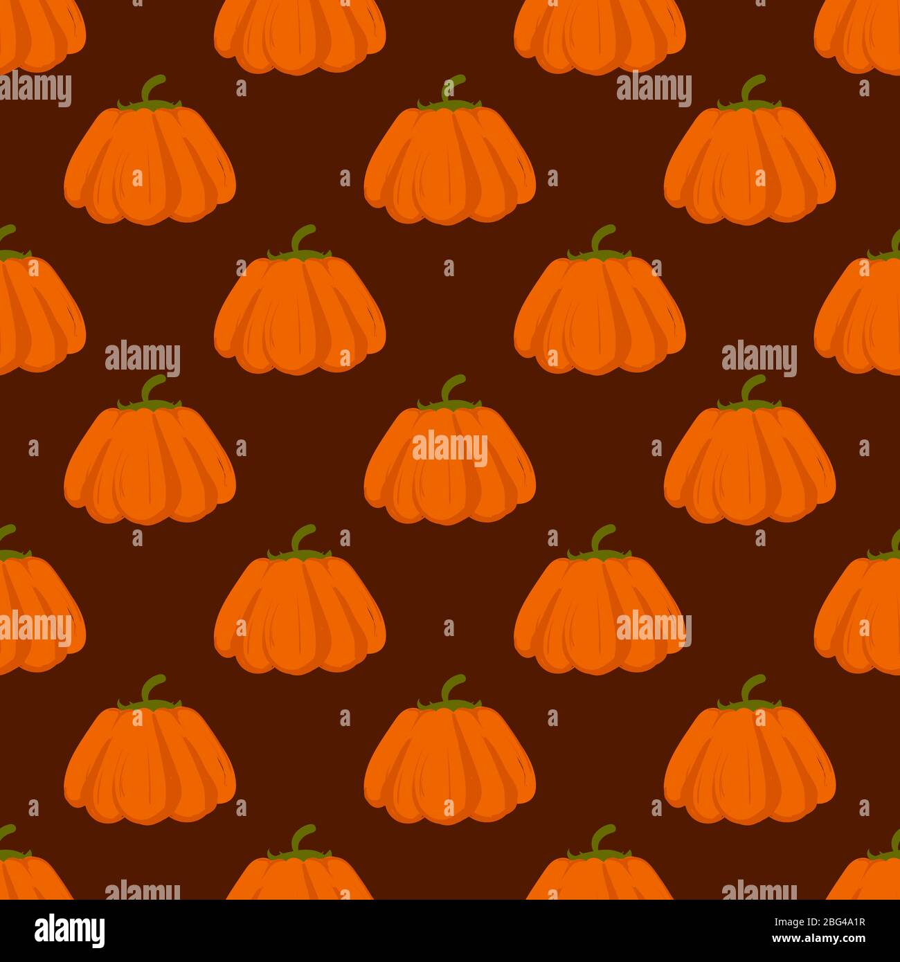 Pumpkin wallpaper, illustration, vector on white background Stock ...