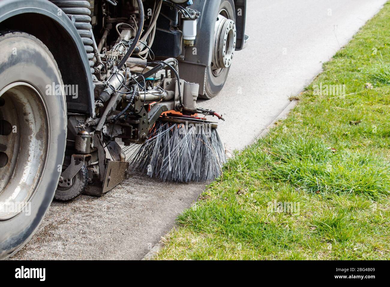 Automatic street sweeper hi-res stock photography and images - Alamy