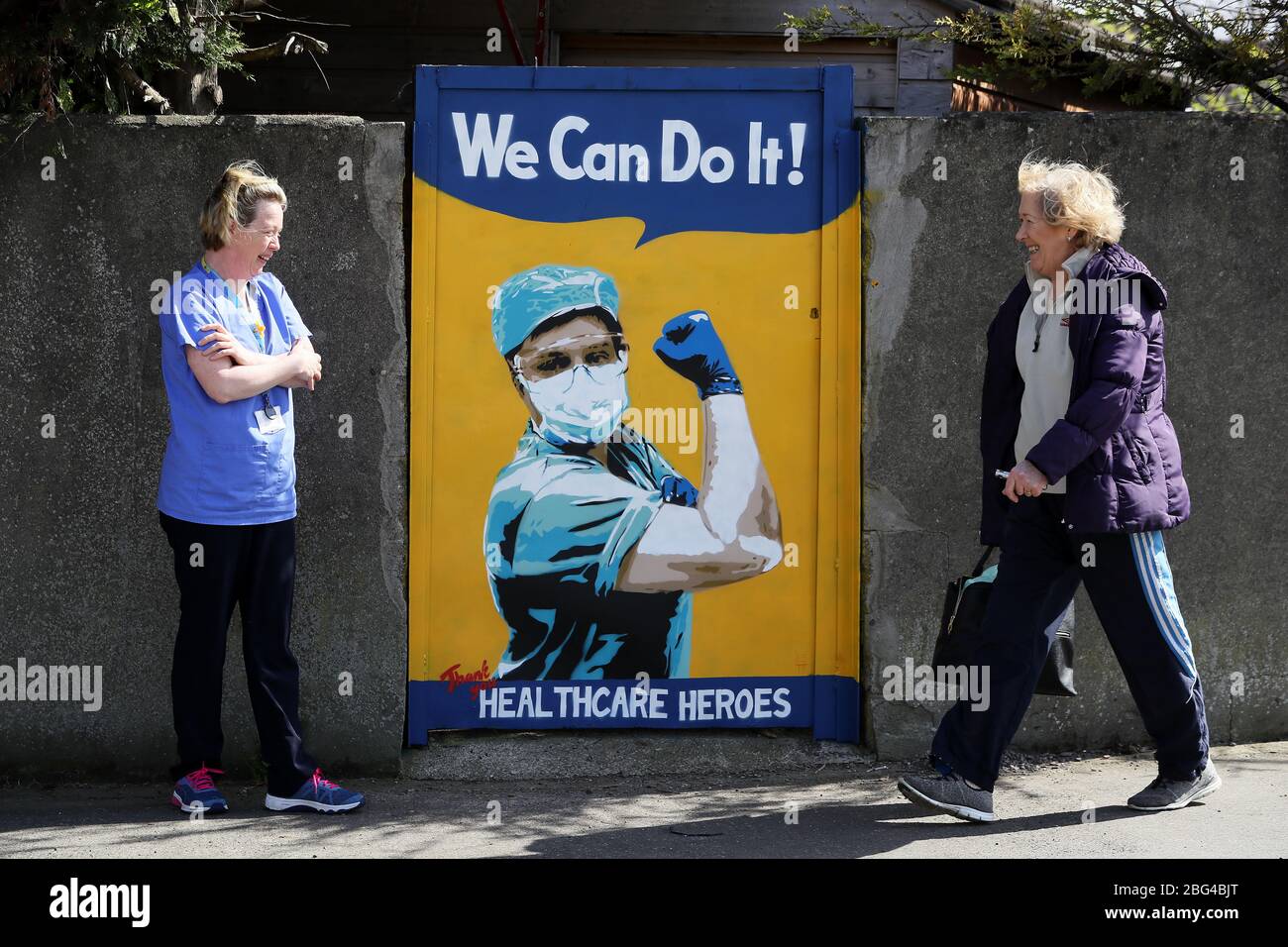 Michelle Farrell (left), a healtcare assistant at Junction House ...