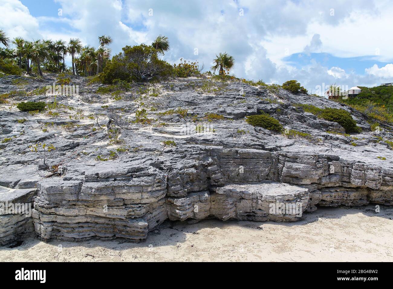 Gorgeous view on Bahamas cliff in Atlantic ocean. Beautiful nature ...