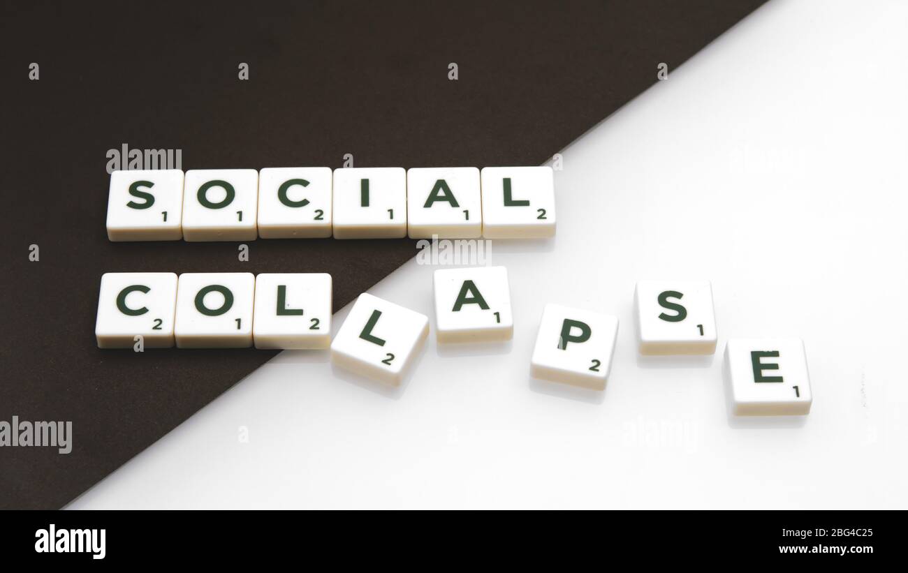 Collapse of social life. Social distancing measures. Global impact of ...