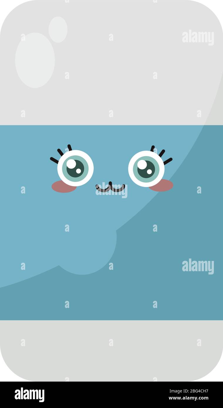 Cute eraser, illustration, vector on white background Stock Vector ...