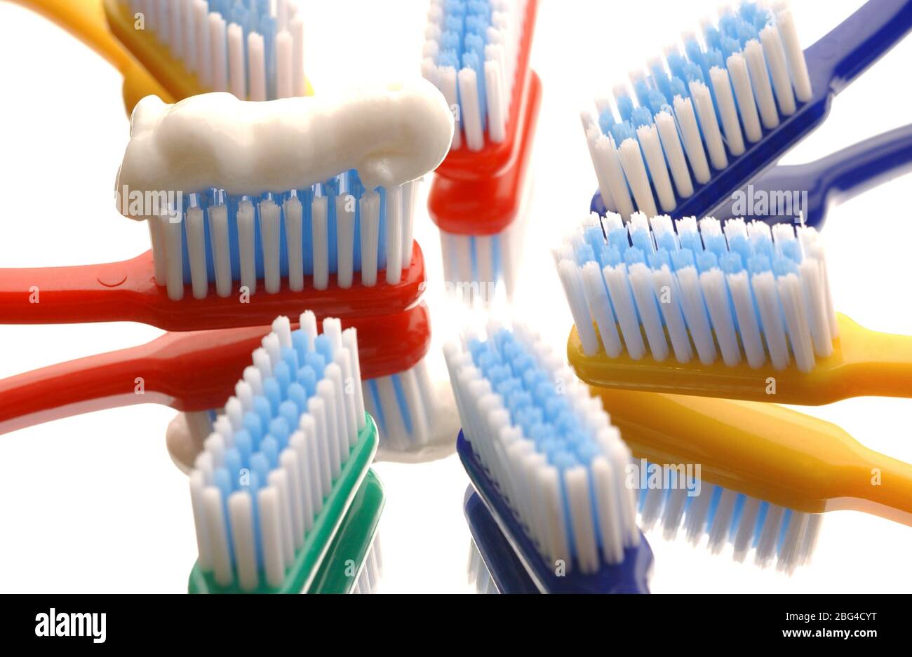 Heads of toothbrushes hi-res stock photography and images - Alamy