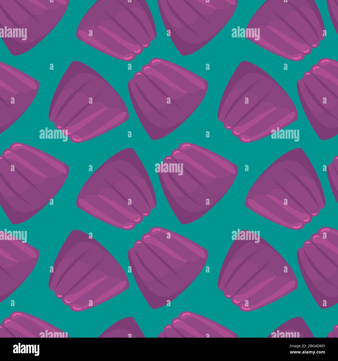 Jelly pattern, illustration, vector on white background Stock Vector ...