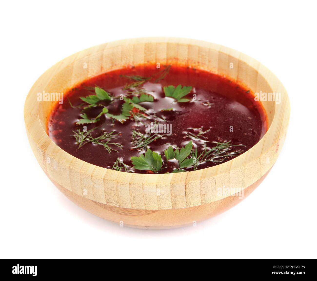 Delicious fresh red borscht Cut Out Stock Images & Pictures - Alamy
