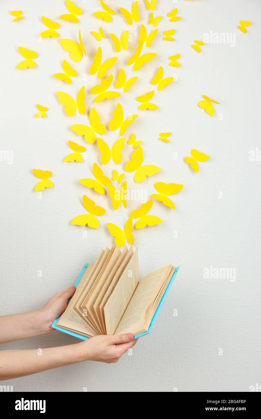 Fantasy butterflies book hi-res stock photography and images - Alamy