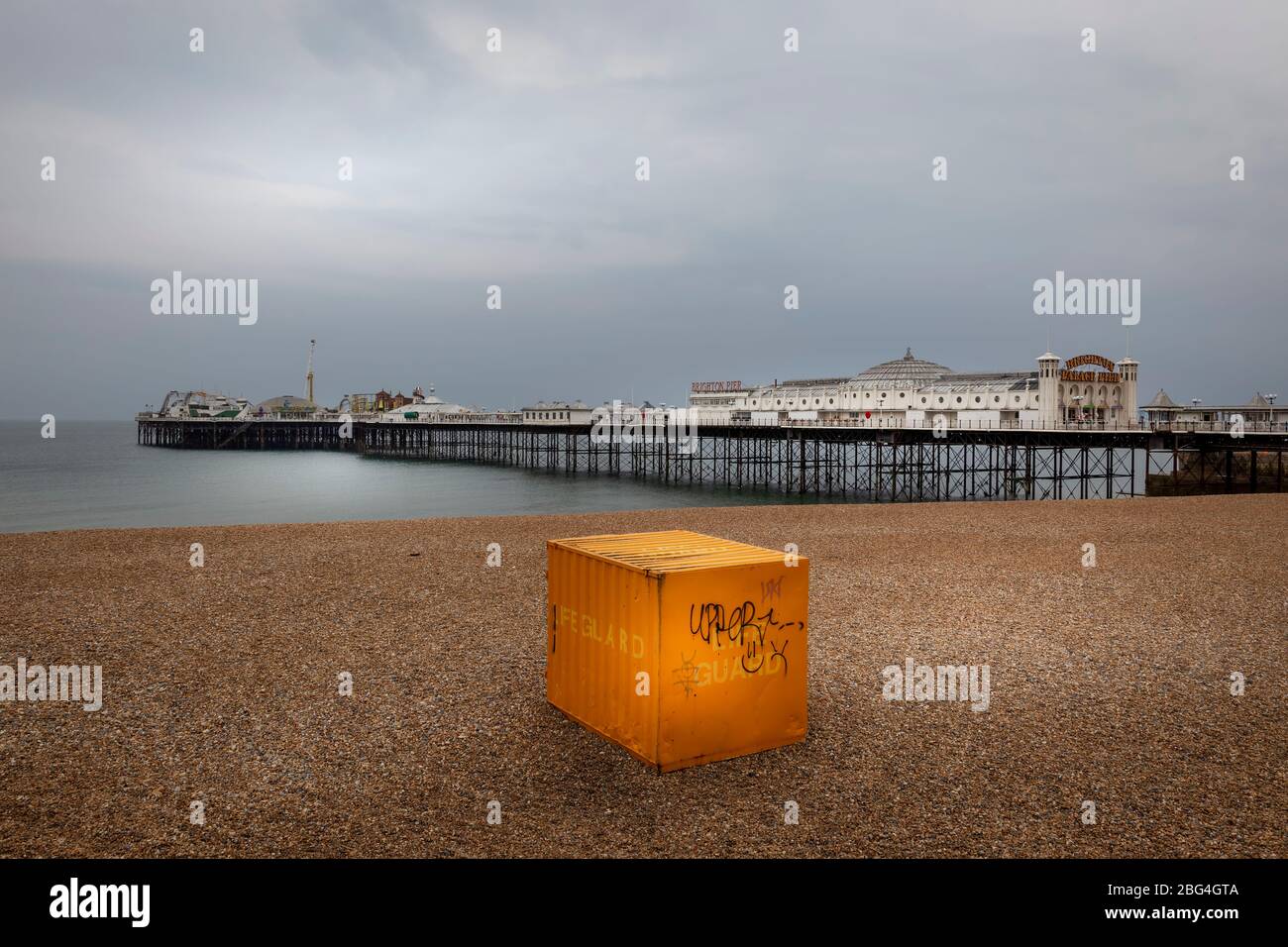 the lock down in Brighton Stock Photo - Alamy