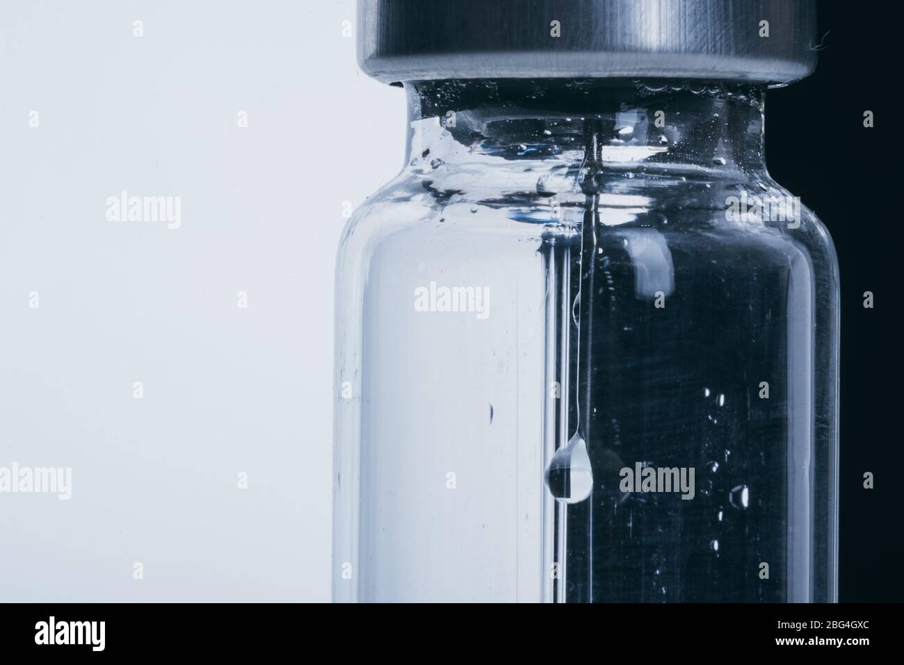 Medicine, Injection, vaccine and disposable syringe, drug concept ...