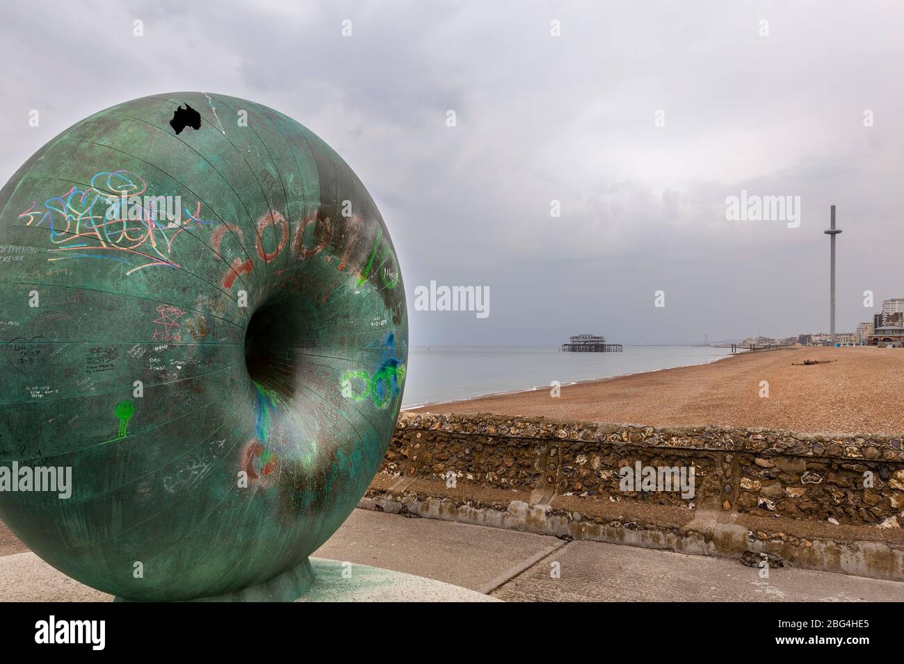the lock down in Brighton Stock Photo - Alamy