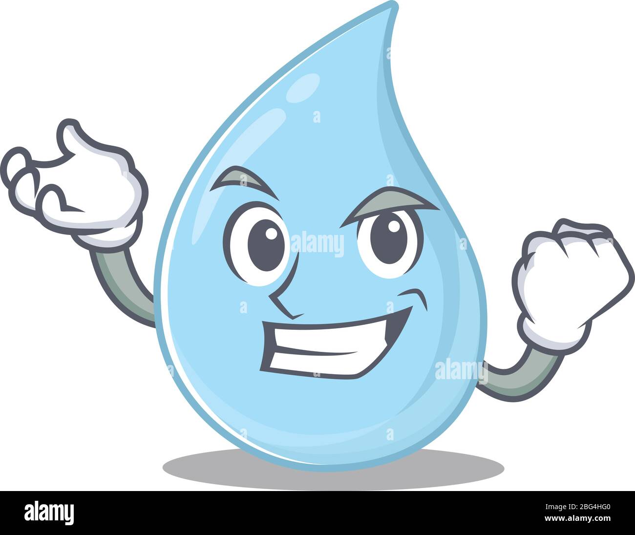 Raindrop With Face Clipart