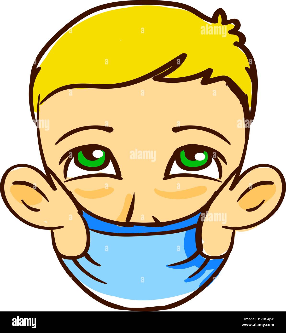 Proper Mask Stock Vector Images - Alamy