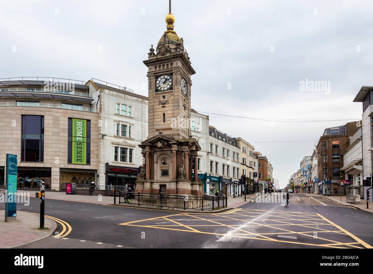 the lock down in Brighton Stock Photo - Alamy
