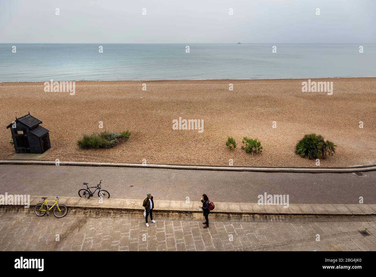 the lock down in Brighton Stock Photo - Alamy