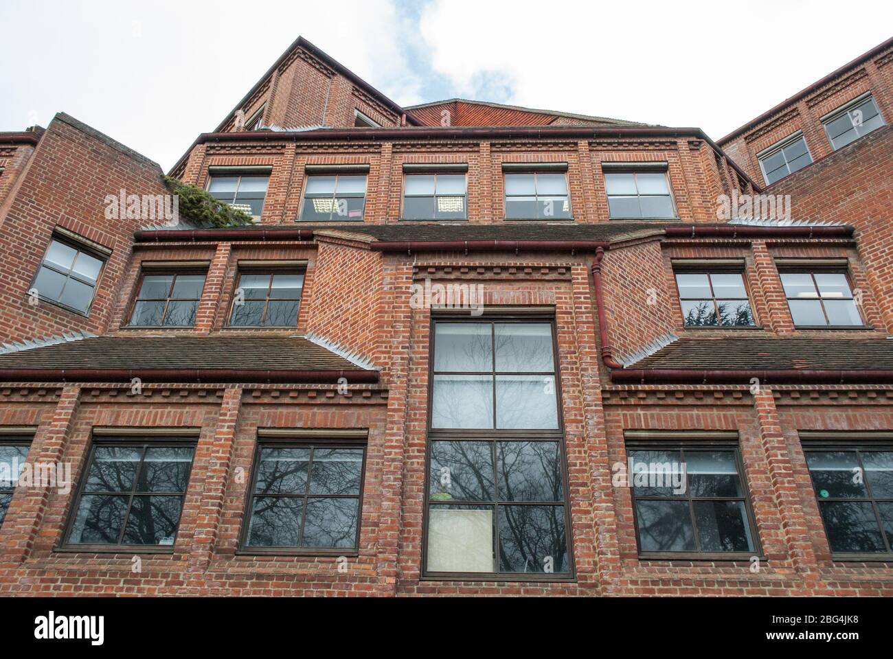 1970s Neo Vernacular Architecture Red Brick Tiles Forms Hillingdon ...
