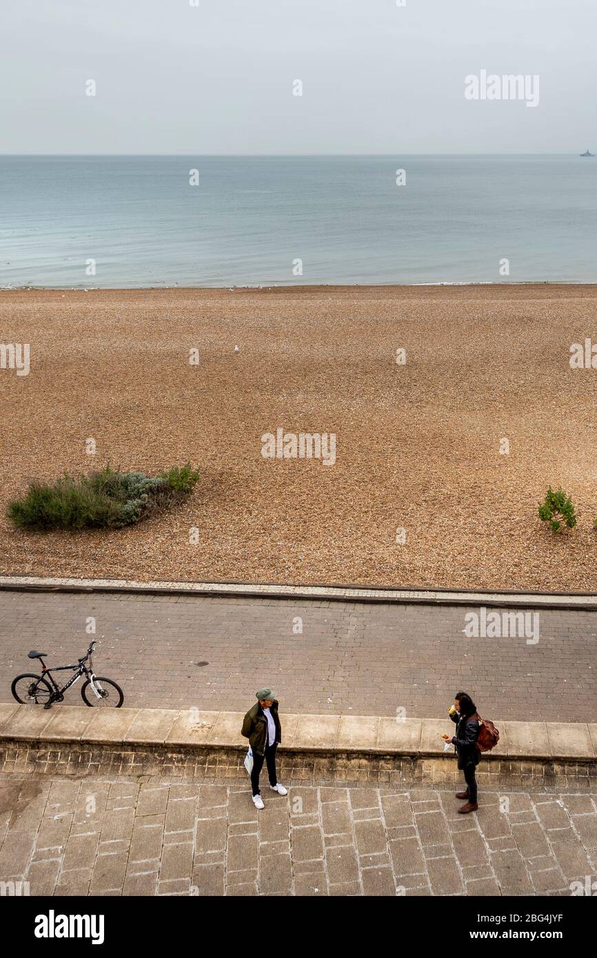 the lock down in Brighton Stock Photo - Alamy