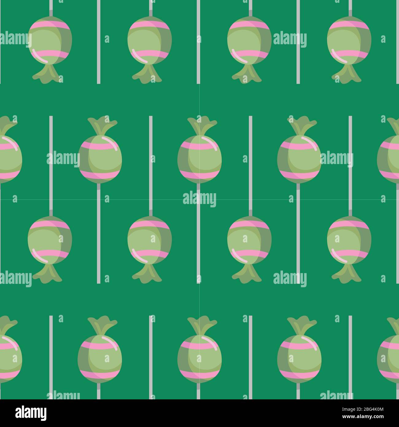Chupa chups pattern, illustration, vector on white background Stock ...