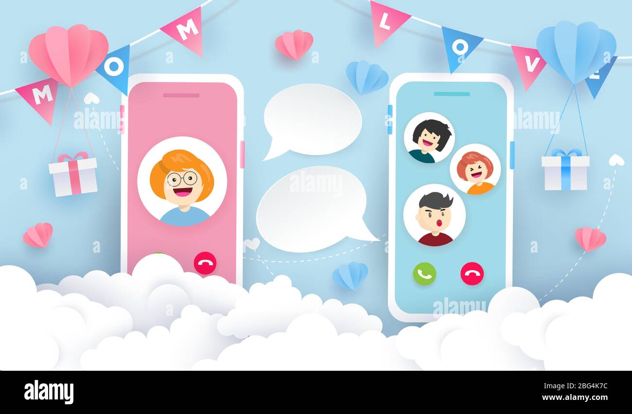 Child telephone home Stock Vector Images - Alamy