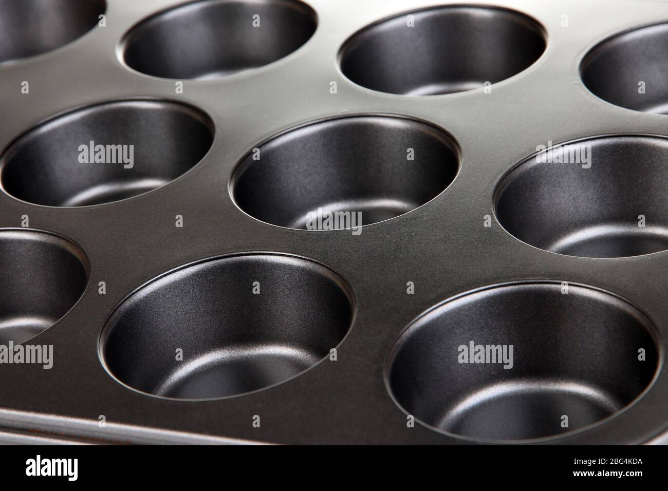 Muffin tray close up Stock Photo - Alamy