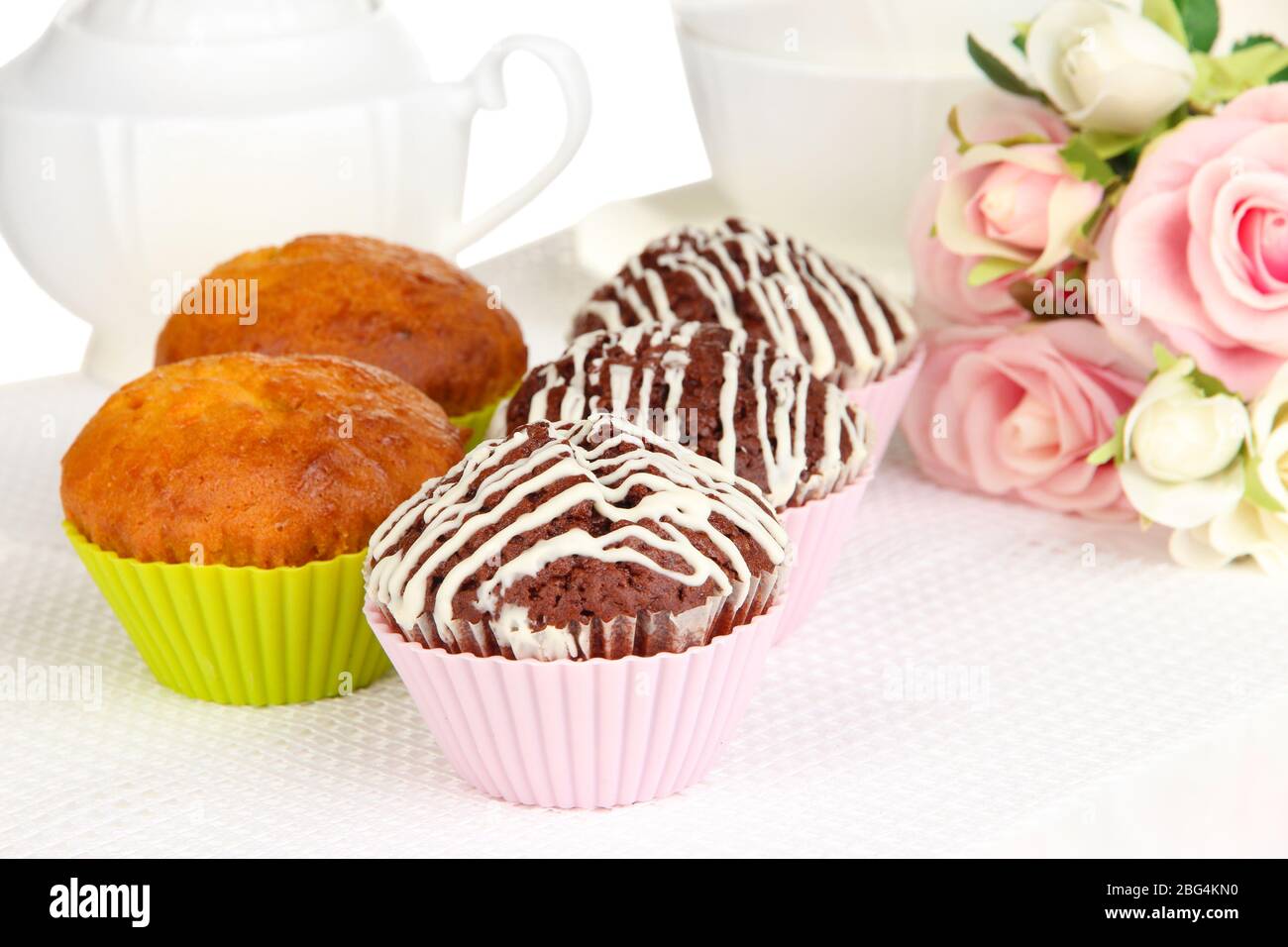 Sweet cupcakes close up Stock Photo - Alamy