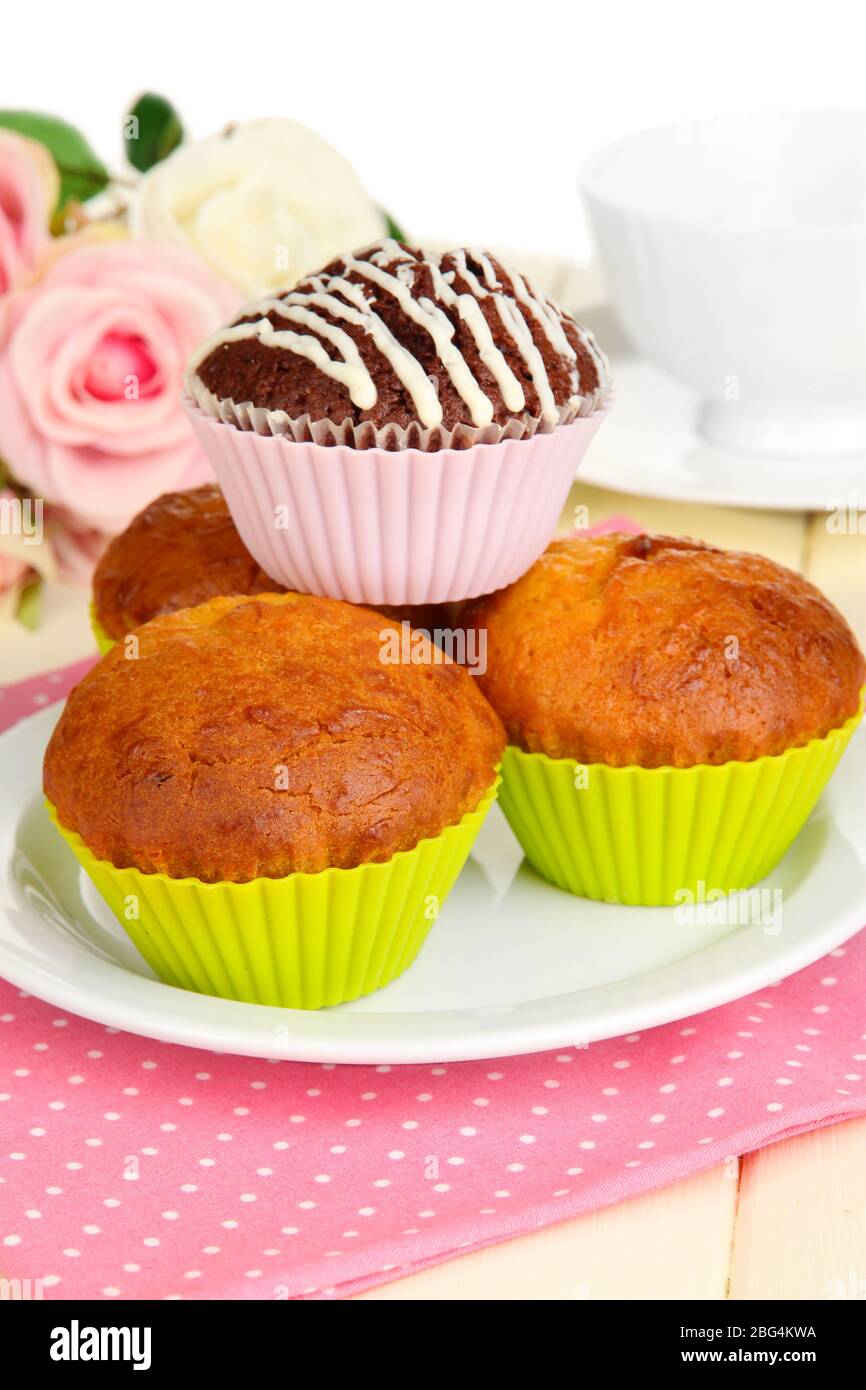 Sweet cupcakes close up Stock Photo - Alamy