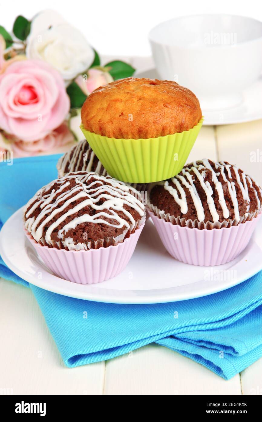 Sweet cupcakes close up Stock Photo - Alamy