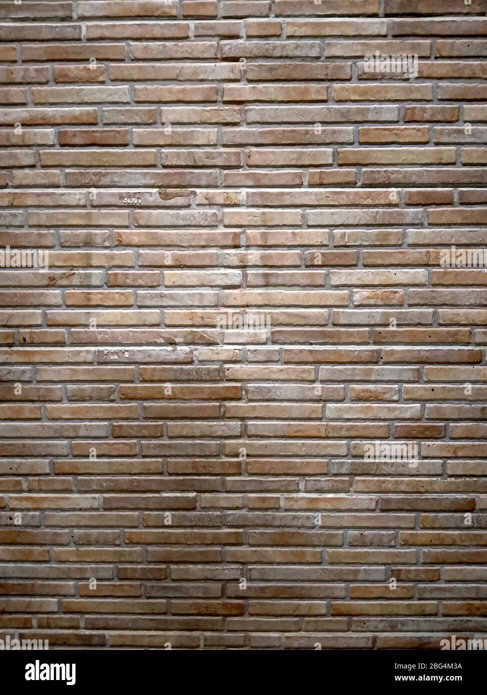Stone wall brick tile brown natural color pattern surface row texture ...