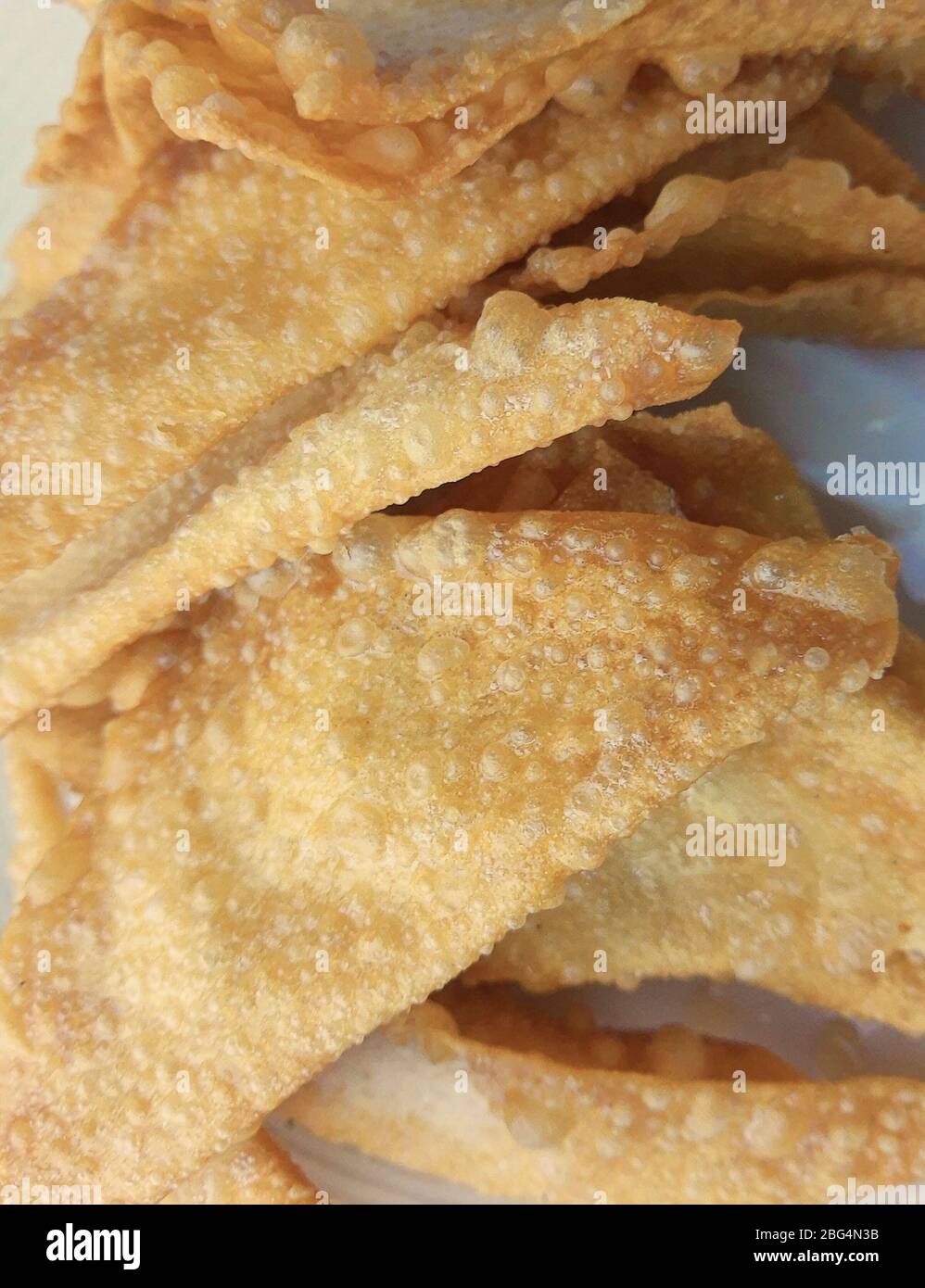Asian Appetisers, Close Up of Crispy and Delicious Deep Fried Wonton ...