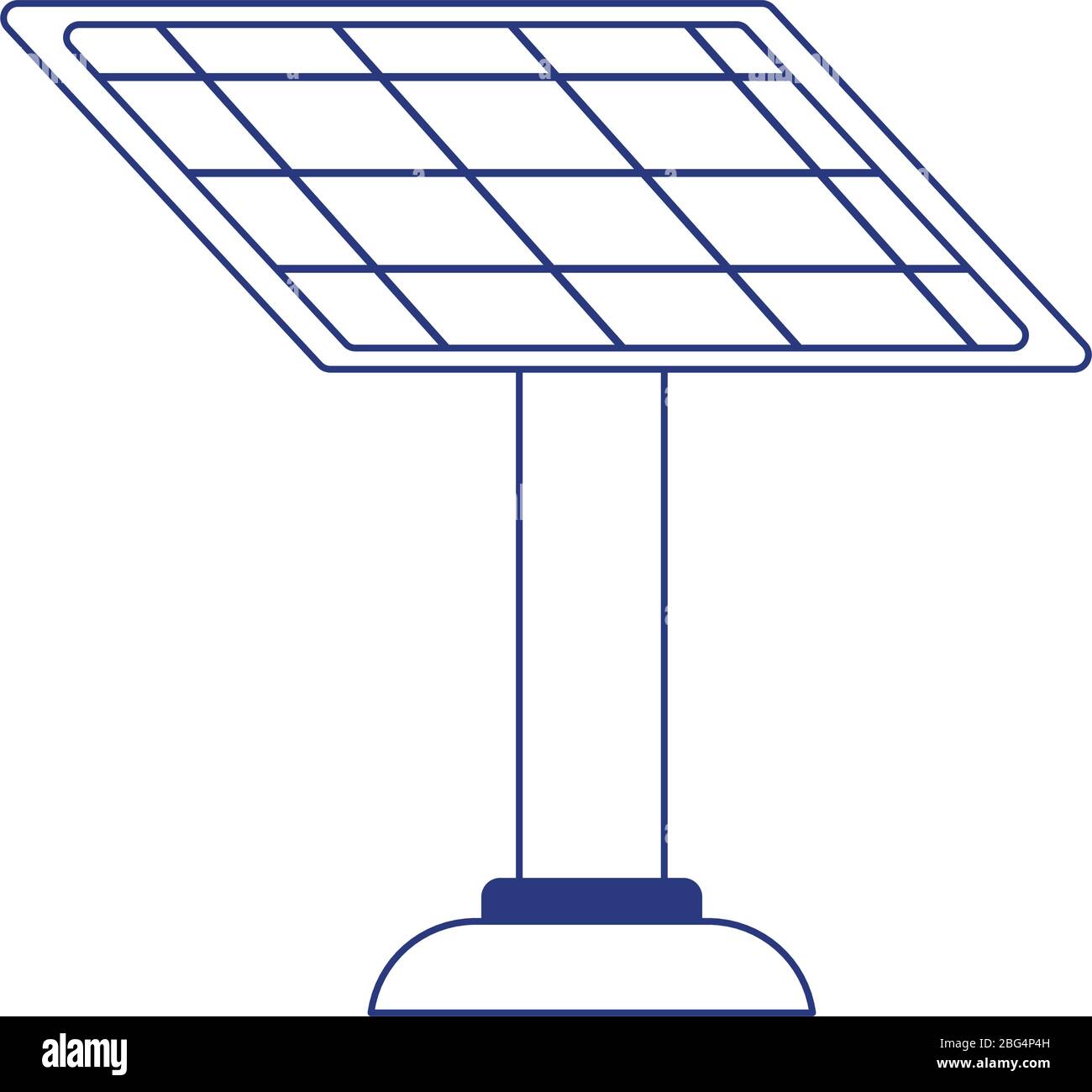 solar panel energy renewable ecology isolated icon design vector ...