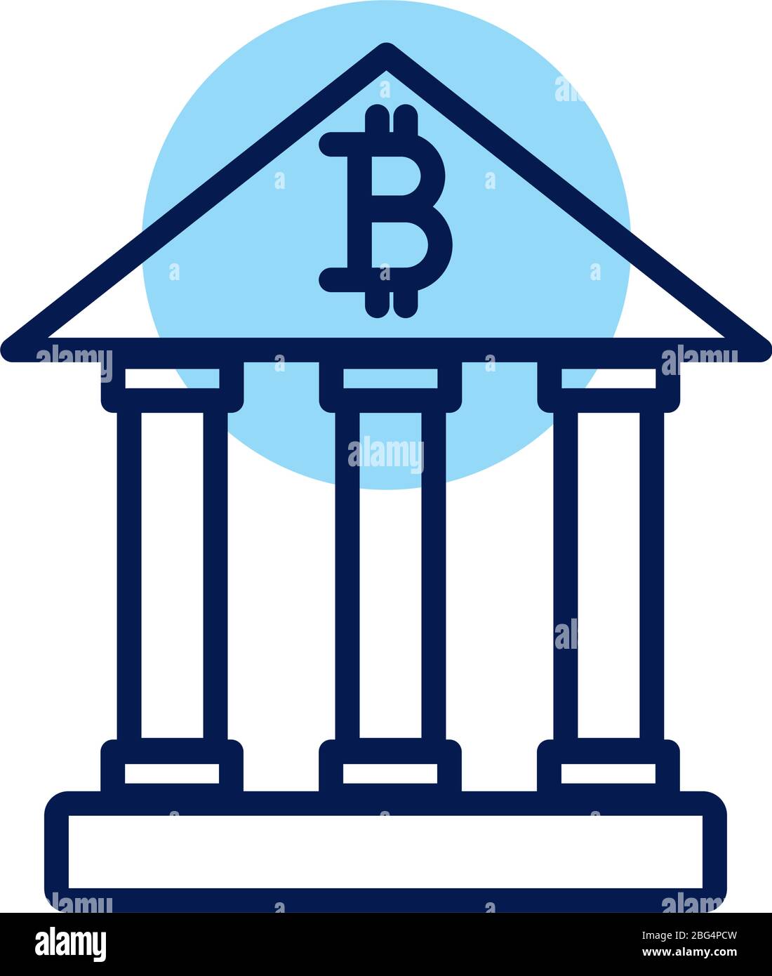 Futuristic bank building Stock Vector Images - Alamy