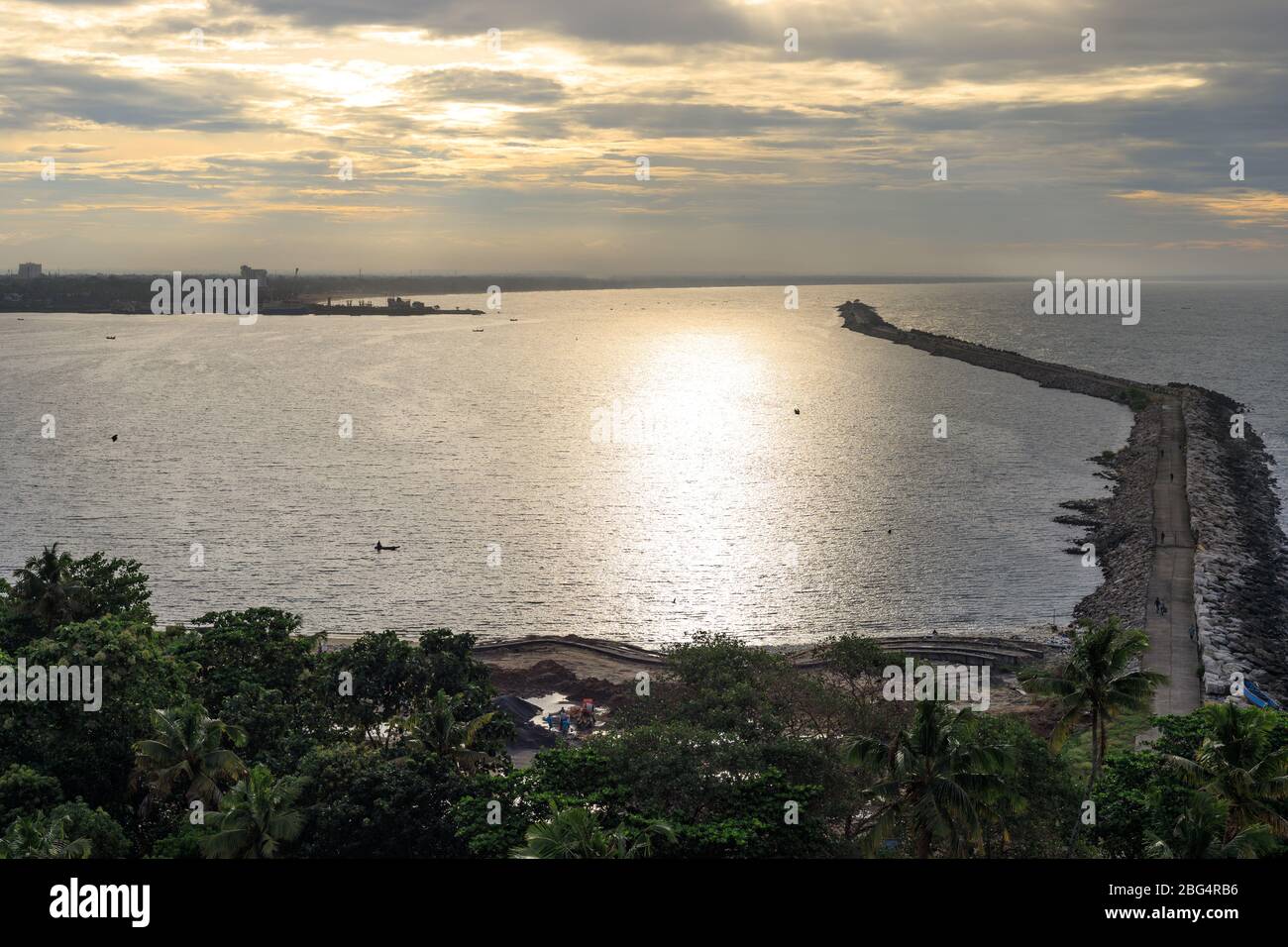 Kollam beach hi-res stock photography and images - Alamy