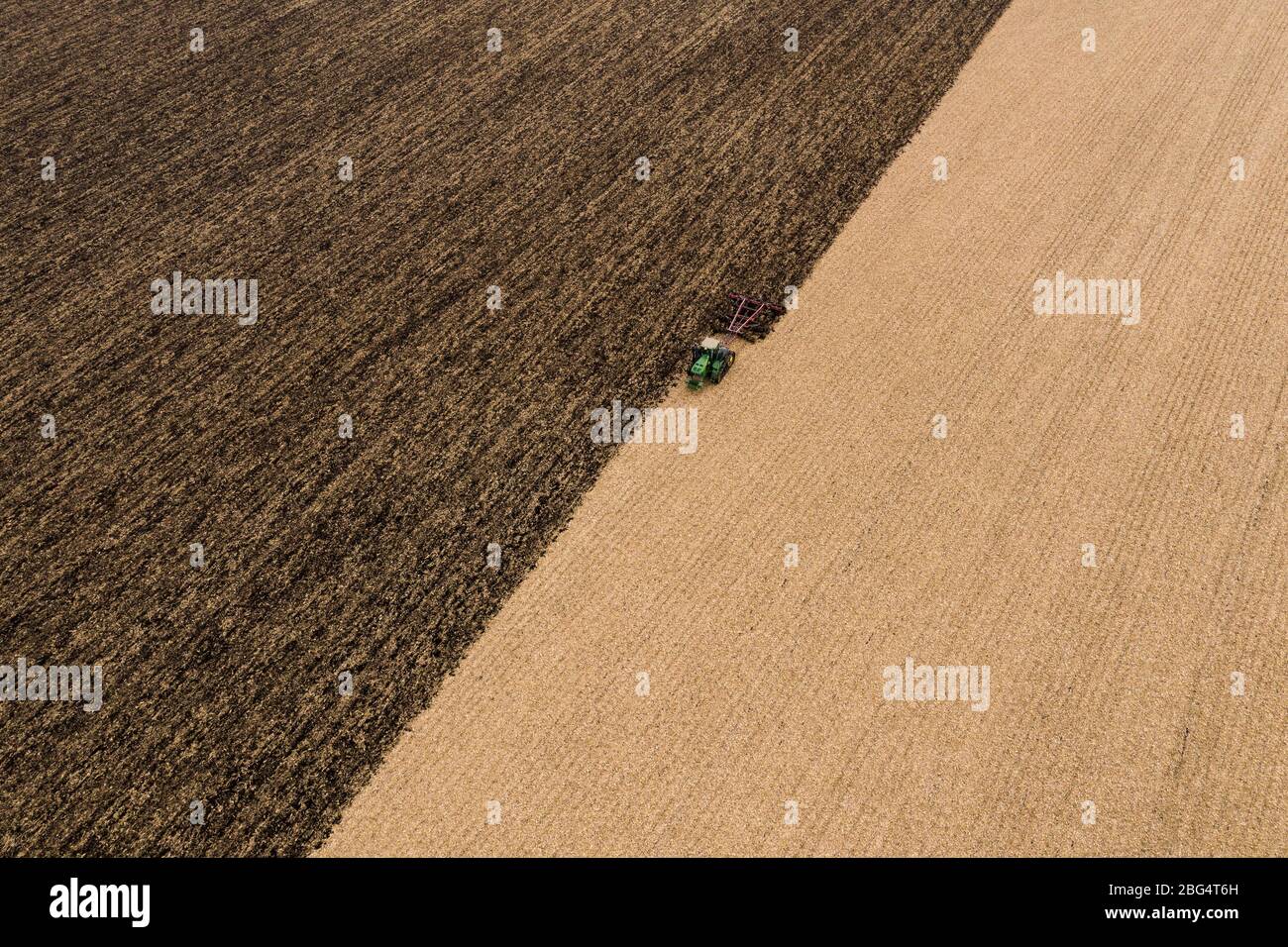 Tractor plows hi-res stock photography and images - Alamy