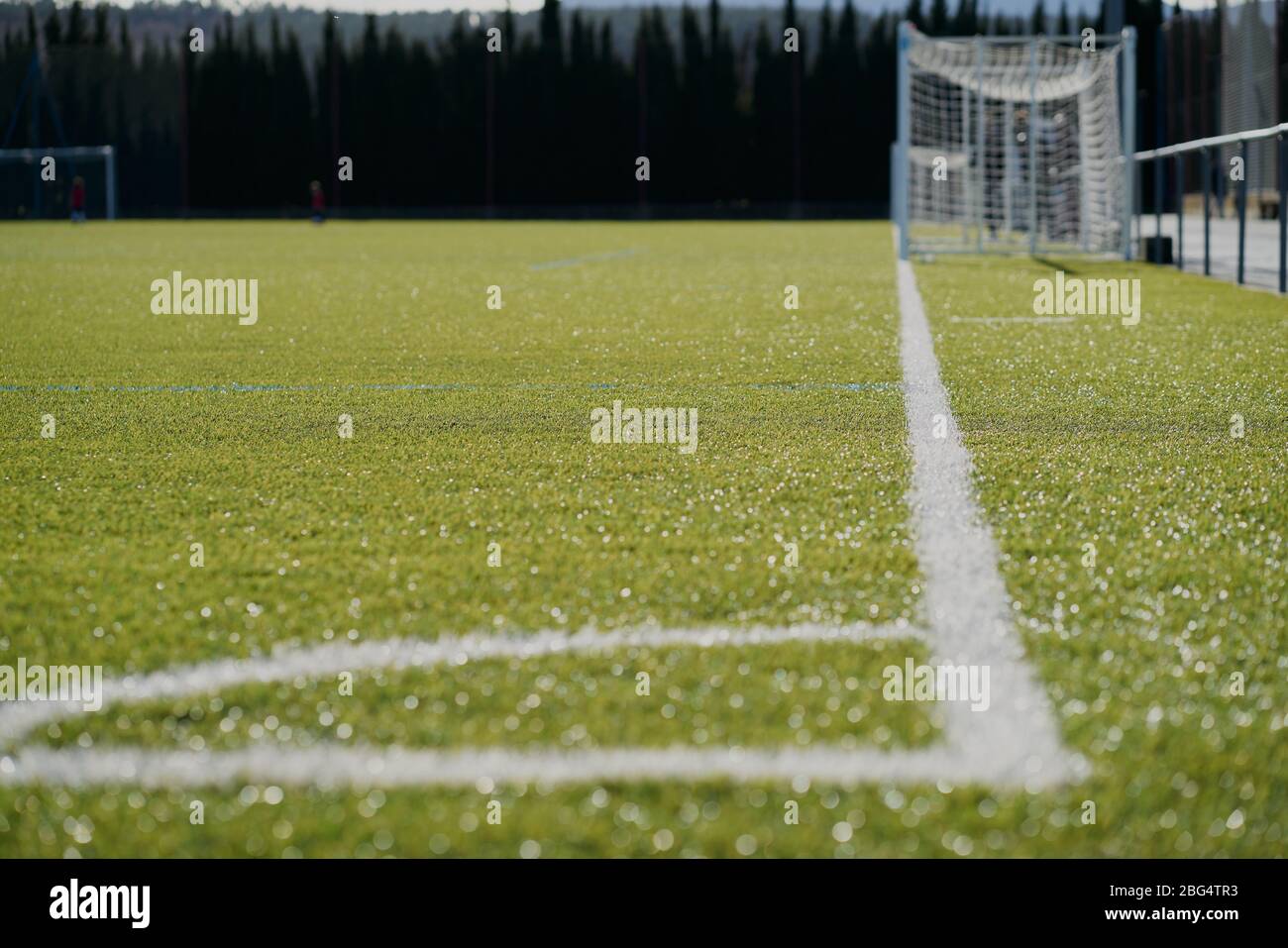 Football field pattern hi-res stock photography and images - Alamy