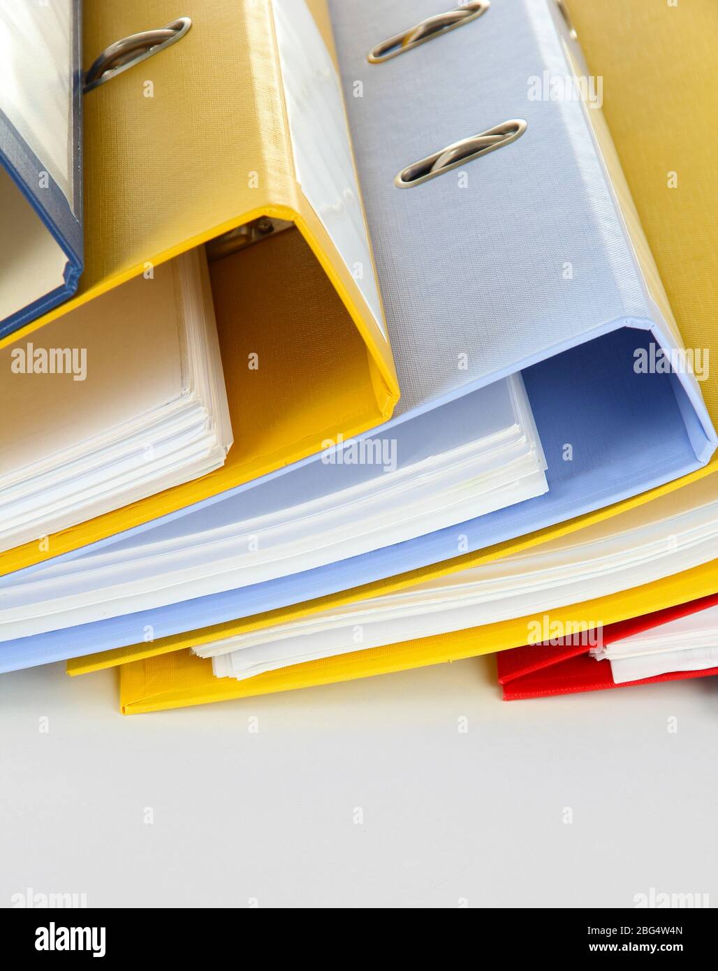Many bright office folders hi-res stock photography and images - Alamy