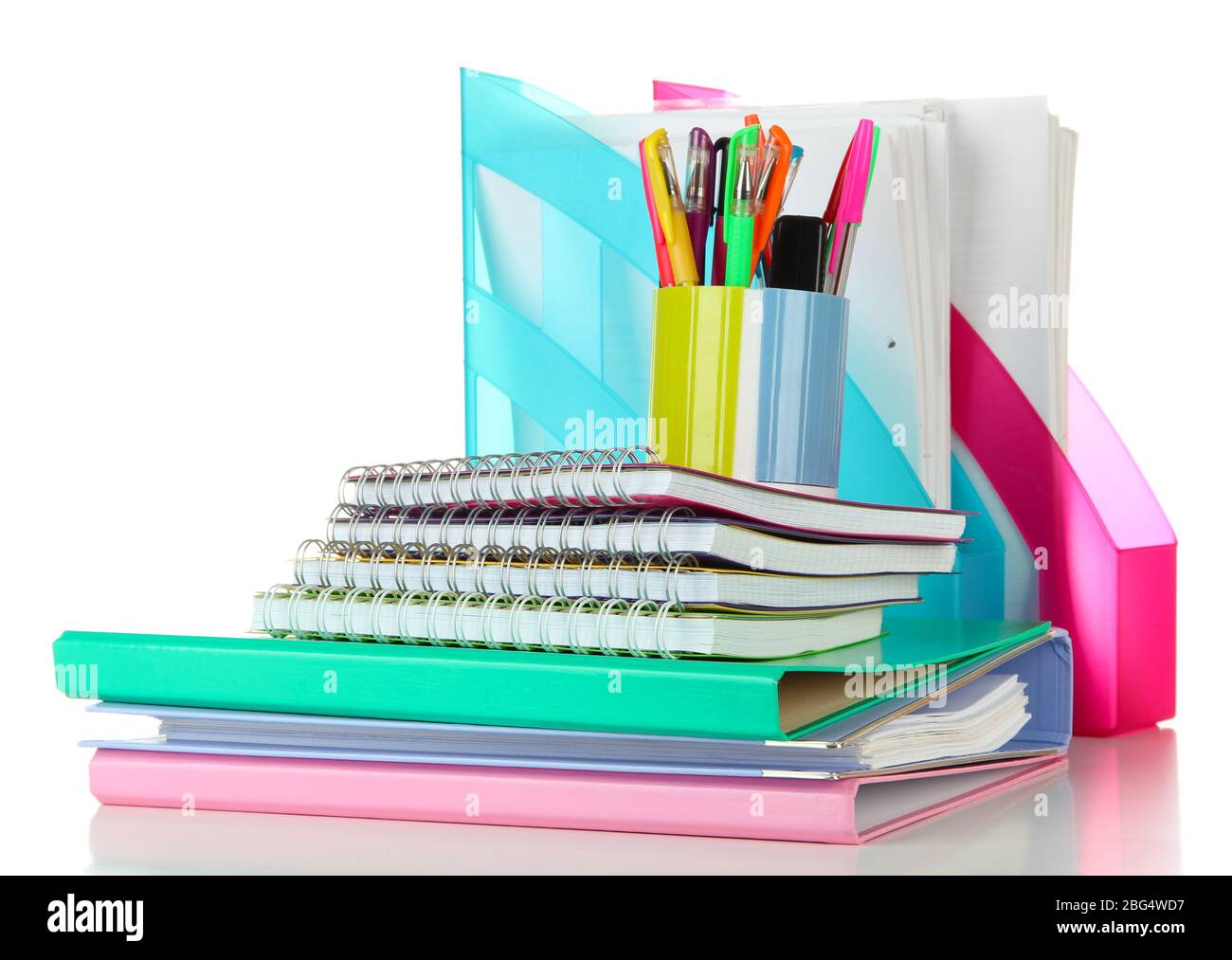 Bright office folders different hi-res stock photography and images - Alamy