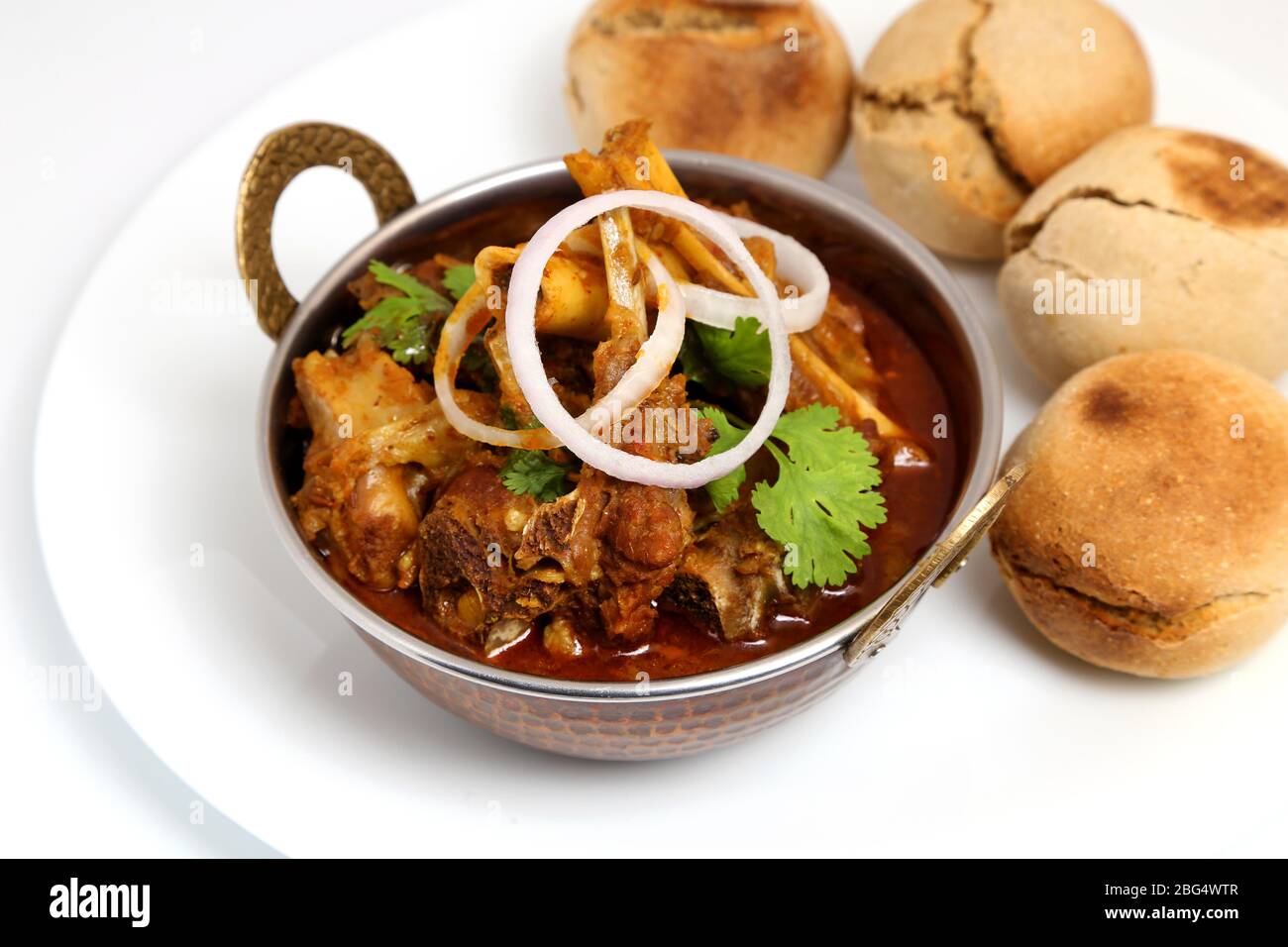Indian style meat dish or mutton curry Stock Photo - Alamy