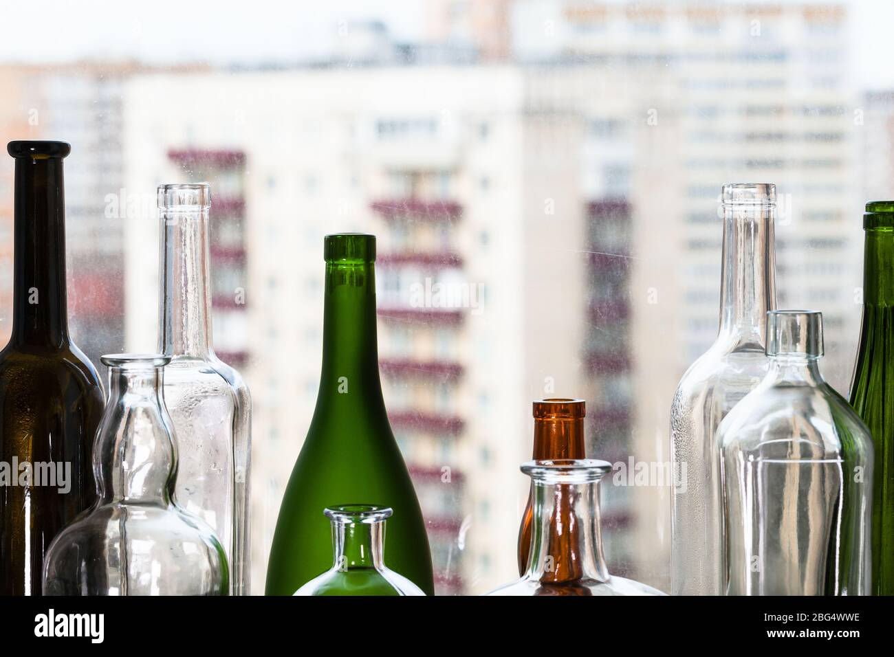 Empty alcohol bottles house hi-res stock photography and images - Alamy