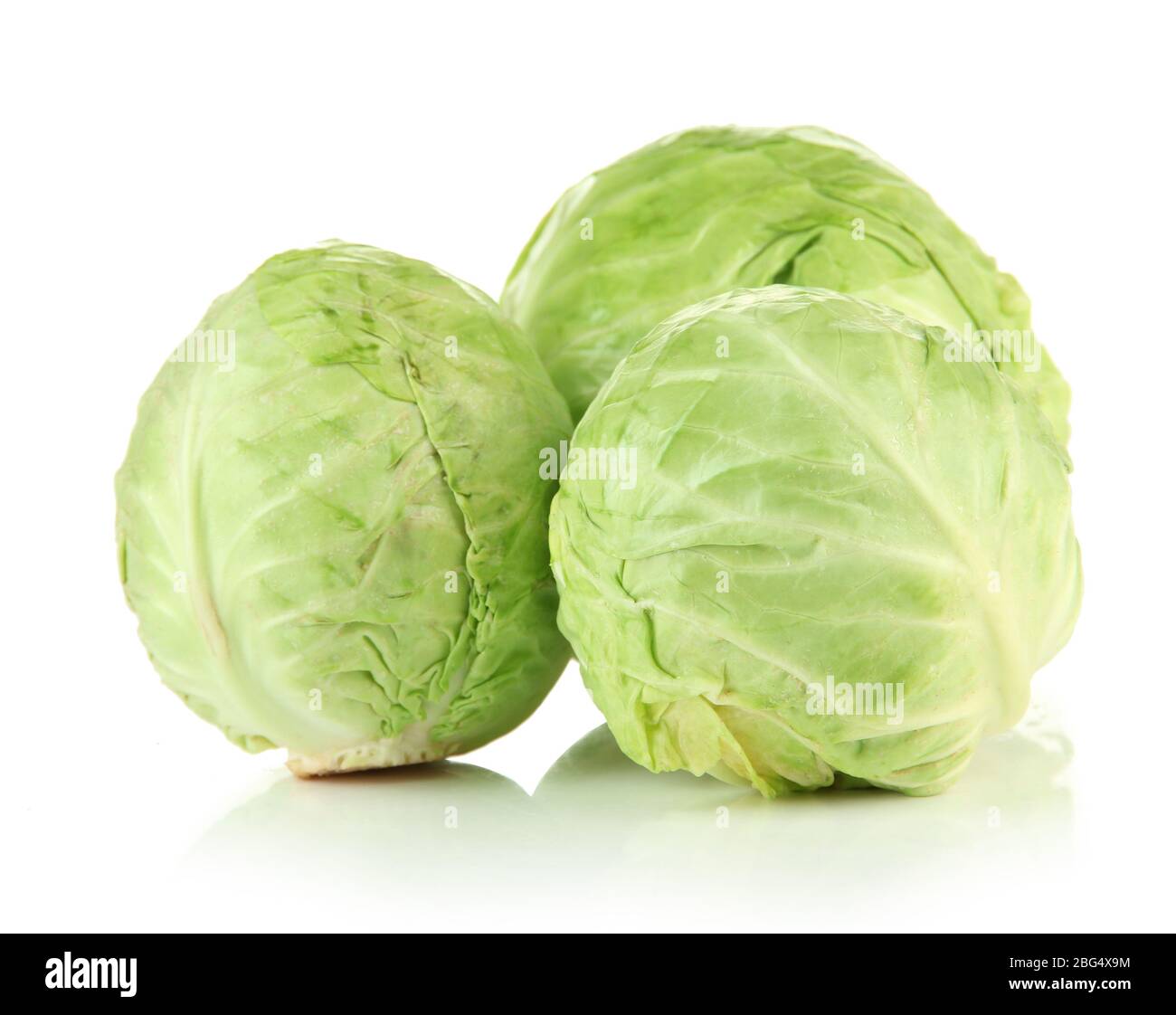Green cabbage, isolated on white Stock Photo - Alamy