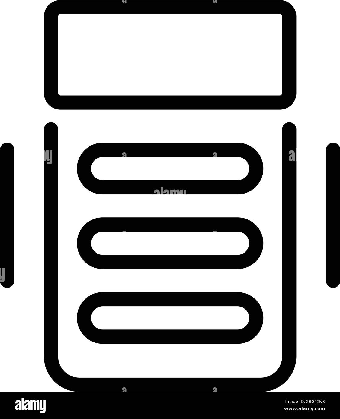 Orthopedic mattress icon line Black and White Stock Photos & Images - Alamy