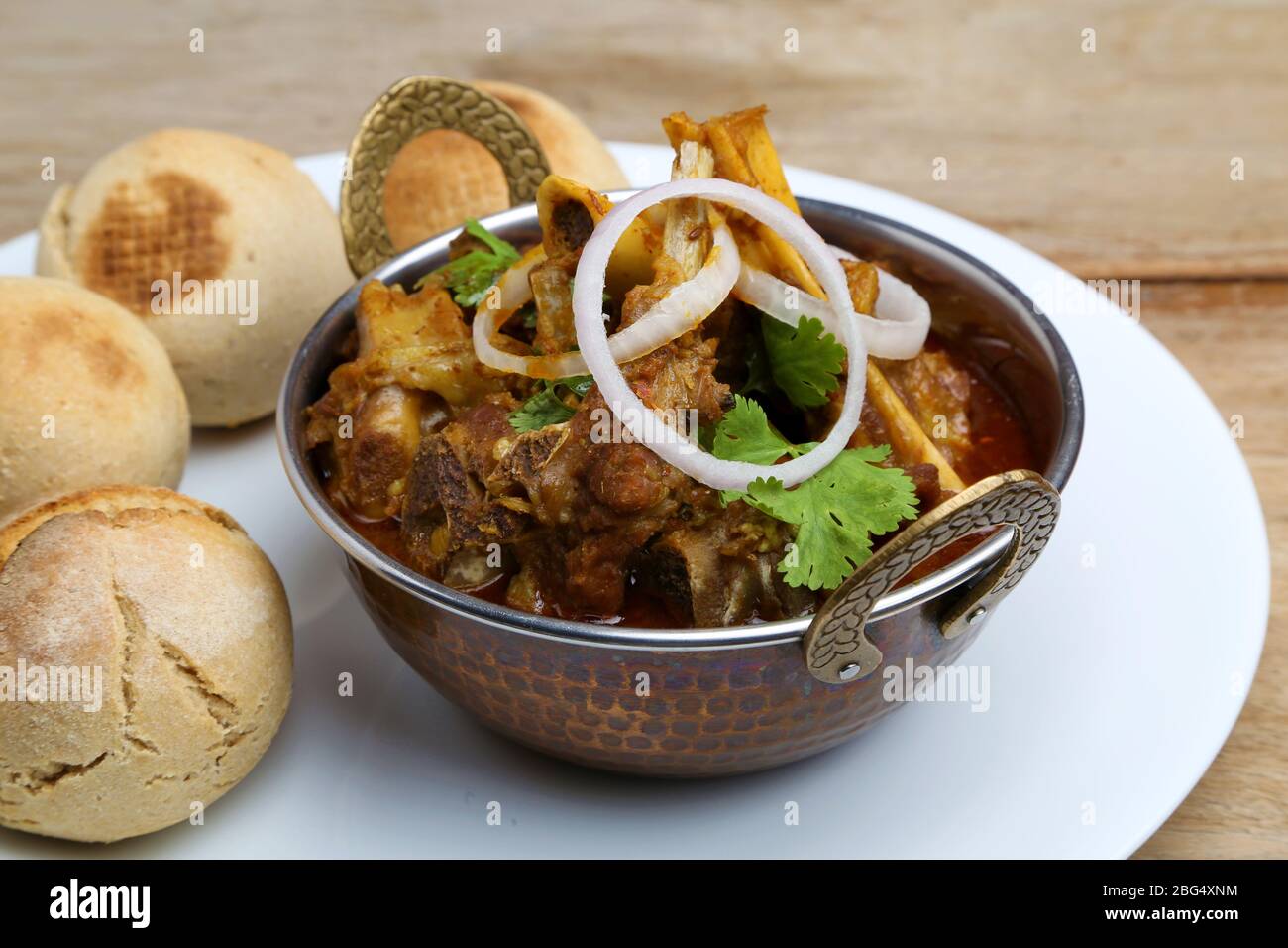 Indian style meat dish or mutton curry Stock Photo - Alamy