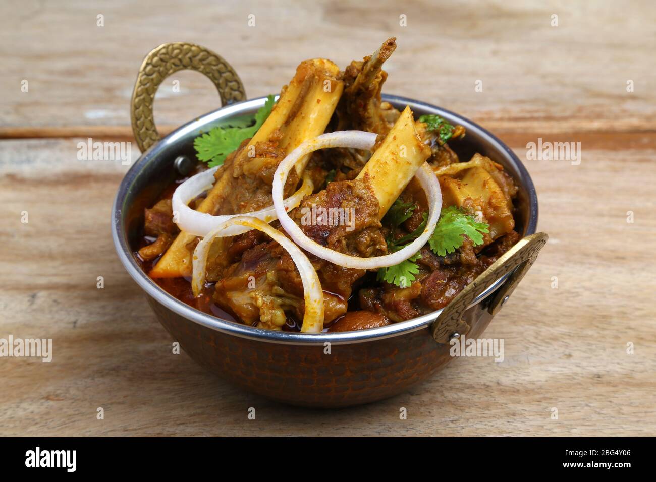 Indian style meat dish or mutton curry Stock Photo - Alamy